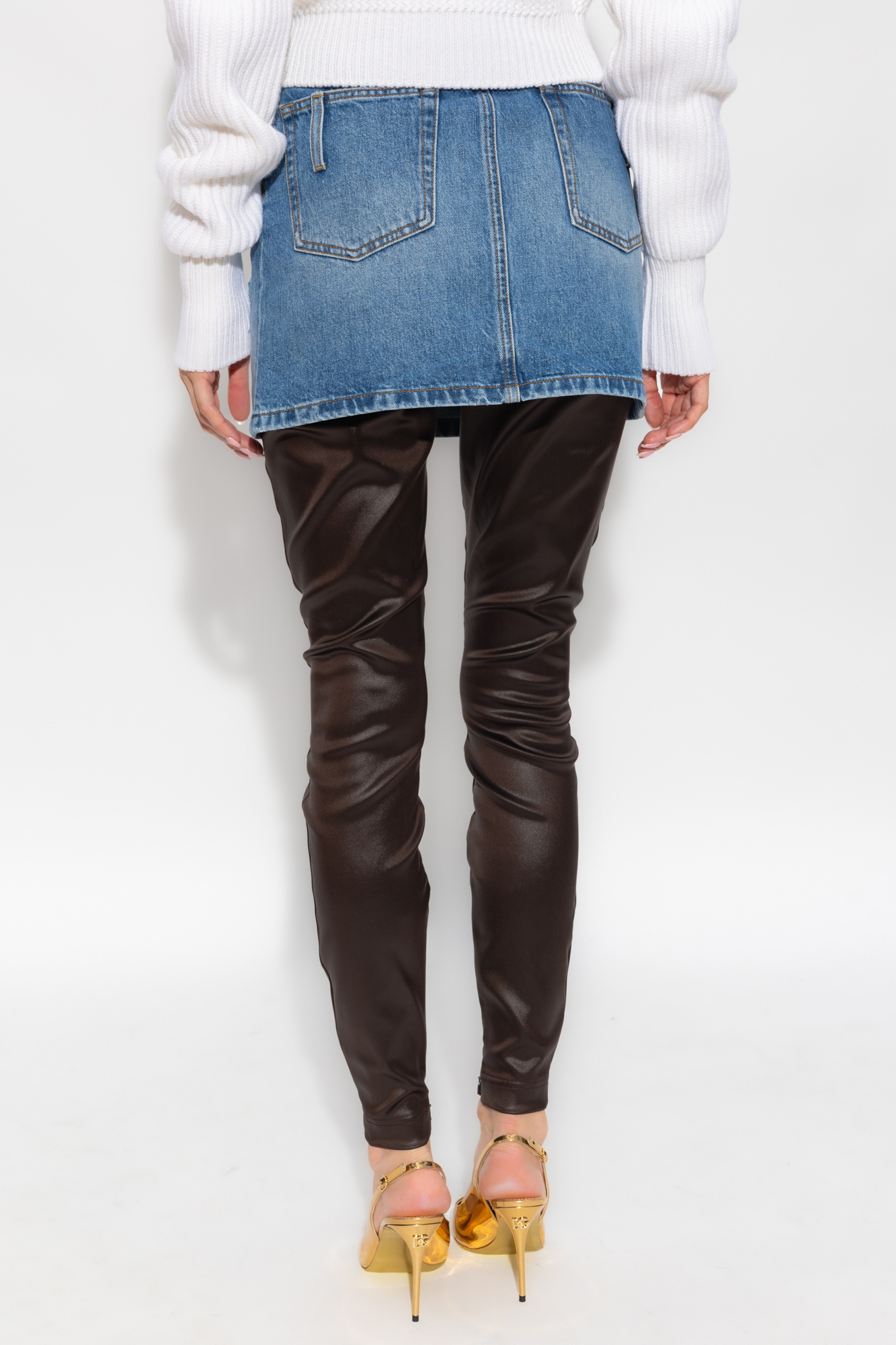 Dolce & Gabbana Denim skirt with vintage effect | Women's Dolce & Gabbana Denim skirt with vintage effect | Women's